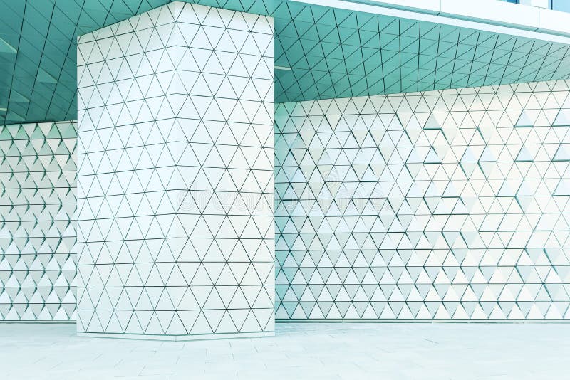 Abstract 3d Illustration Architectural Pattern Stock Illustration ...