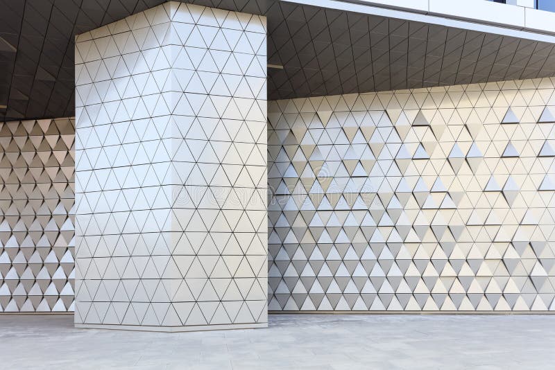 Abstract 3d Illustration Architectural Pattern Stock Illustration ...