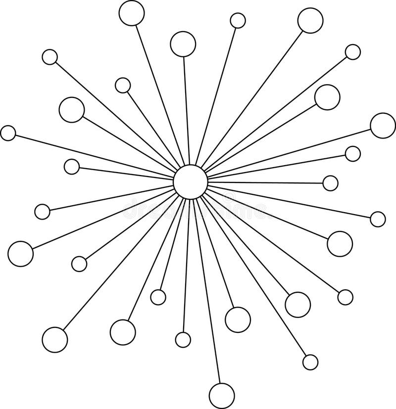 Abstract 3d Illustration of Molecule Model Isolated on White Background ...