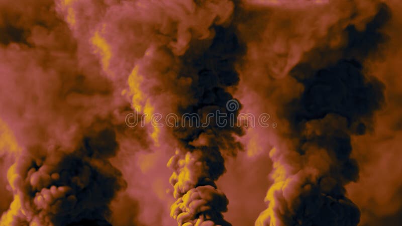 Multi Colored Background of Heavy Smoke, Smoking Concept - Abstract 3D ...