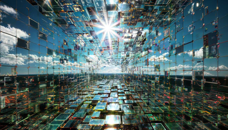 Tech Wonders: Abstract 3D Illustration of Technology and Science ...