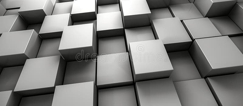 Black Background White Grey Cubes Stock Illustrations – 947 Black ...