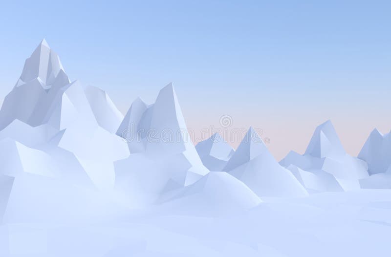 Abstract 3d landscape stock illustration. Illustration of outdoor ...