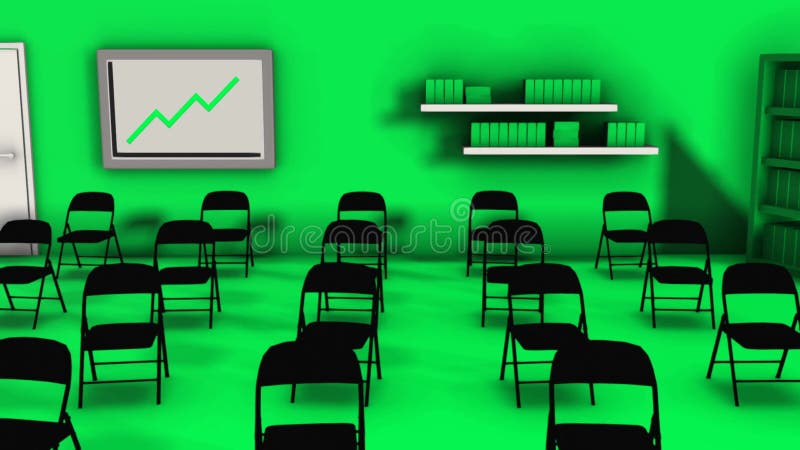 Abstract 3D Layout of the Room with Different Objects and Furniture ...