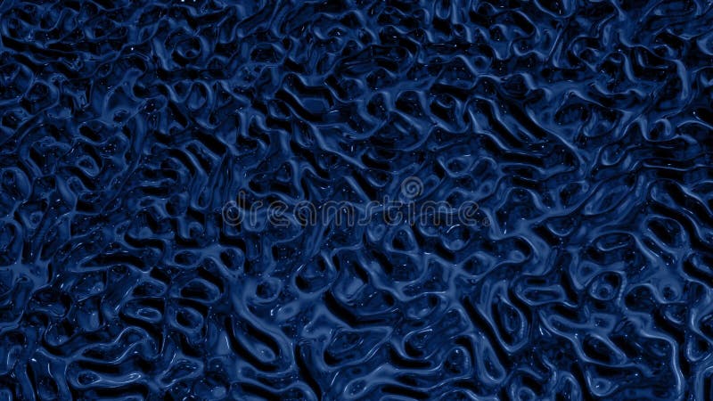 Abstract 3D Liquid Background: Glossy Surface with Smooth Wave ...