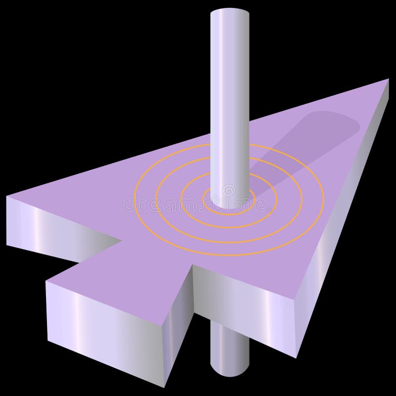 Abstract 3D Logo of the Direction of Movement Forward and Up Stock ...