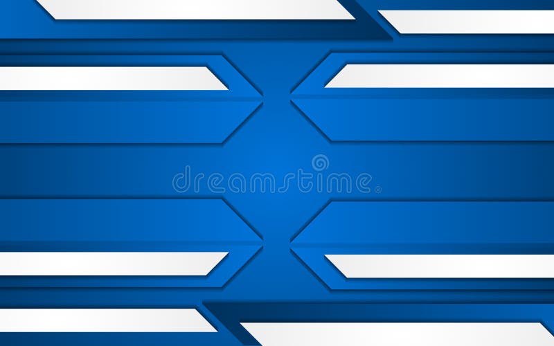 Abstract 3d Modern Blue Square Shape Digital Design Stock Vector ...