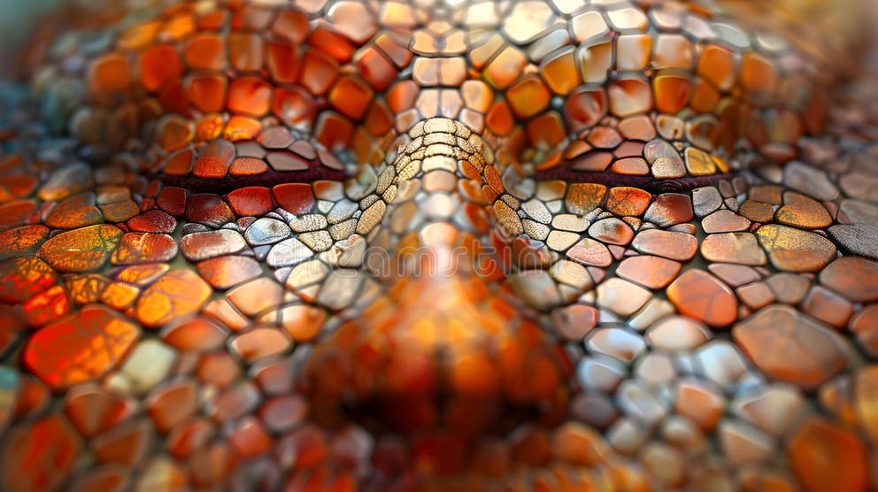 Abstract 3D Mosaic Face Illustration Stock Illustration - Illustration ...