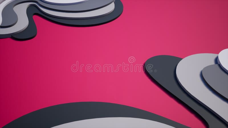 3D Multicolor Line Abstract Background Wallpaper Stock Illustration ...