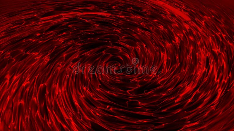 Abstract 3D Neon Swirl. Animation. Thick Swirl of Swirling Neon Plasma ...