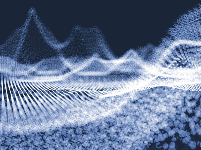 Sound visualization stock illustration. Illustration of effect - 23937433