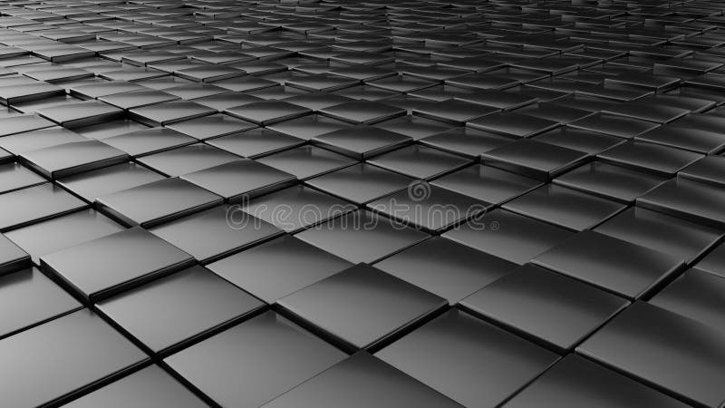 Abstract 3d Objects Pattern Background Cubes and Hexagons, 3d Rendering ...