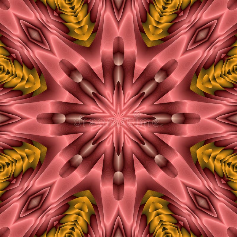 3d Octagonal Color Graphic Gradient Stock Illustration - Illustration ...