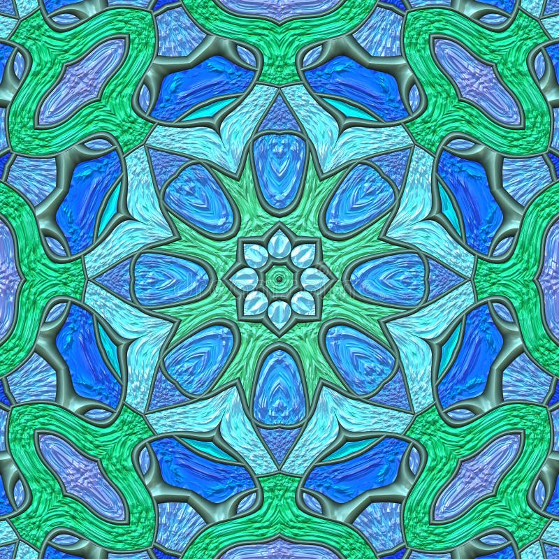 3d Octagonal Geometric Pattern Stock Illustration - Illustration of ...