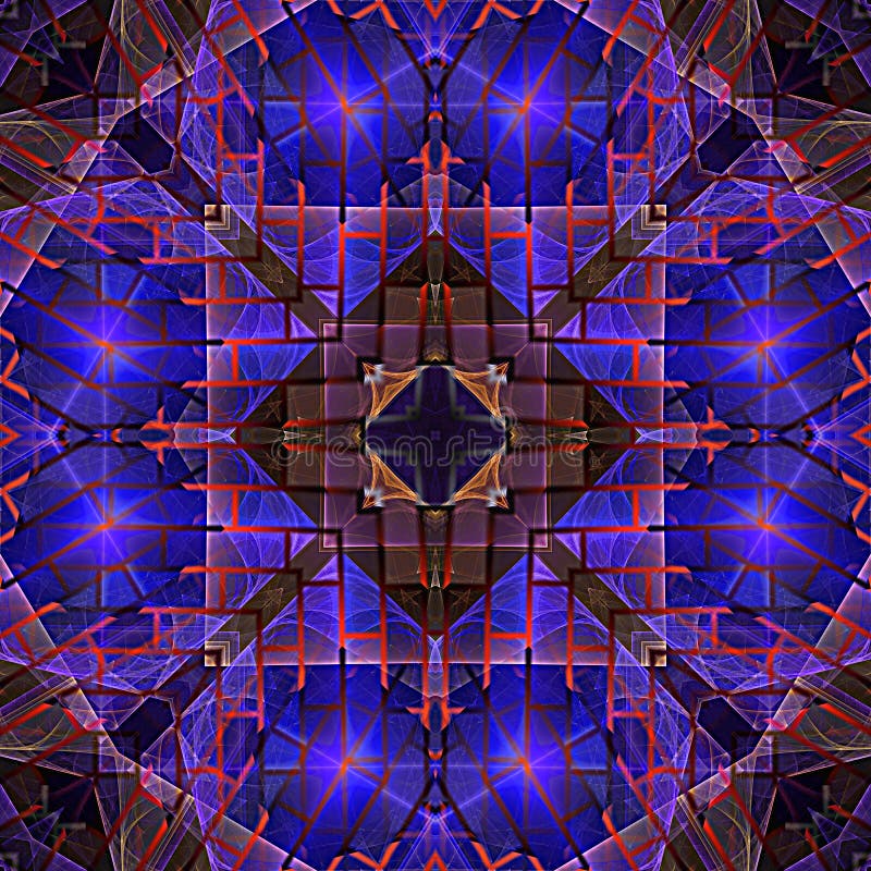 3d Octagonal Mosaic Style Pattern Stock Illustration - Illustration of ...