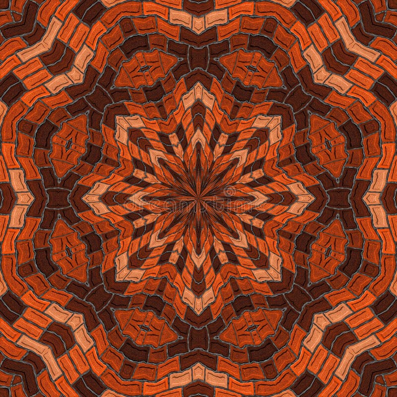 3d Octagonal Mosaic Style Pattern Stock Illustration - Illustration of ...