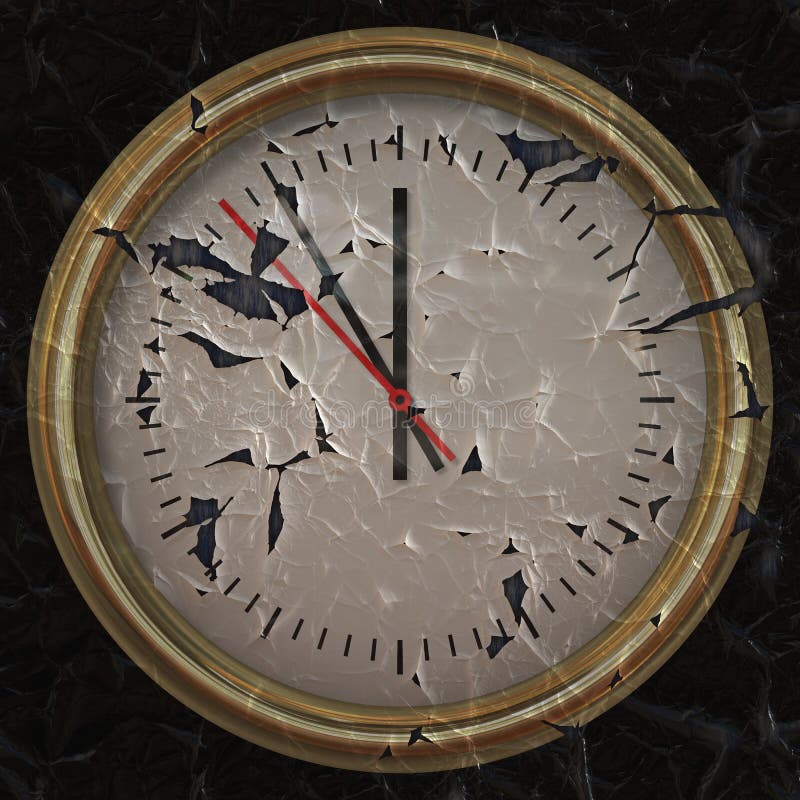 3d old round clock stock illustration. Illustration of graphic - 243129676