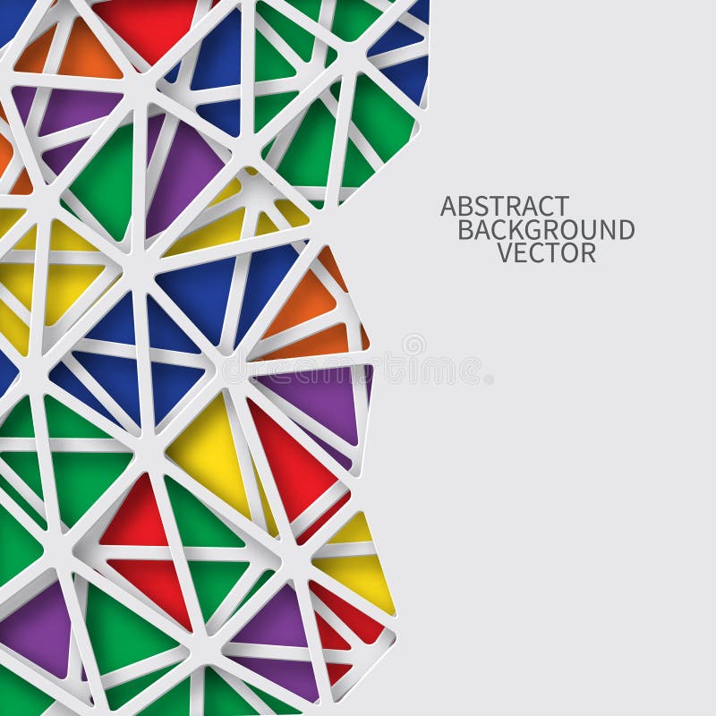 Abstract 3D Paper Graphics stock vector. Illustration of decorative ...