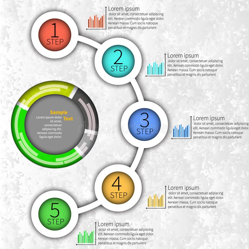 Abstract 3D Paper Infographics Stock Vector - Illustration of graphic ...