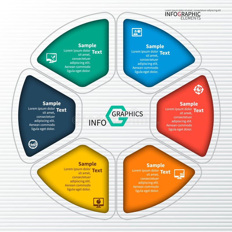Abstract 3D Paper Infographics Stock Vector - Illustration of cover ...