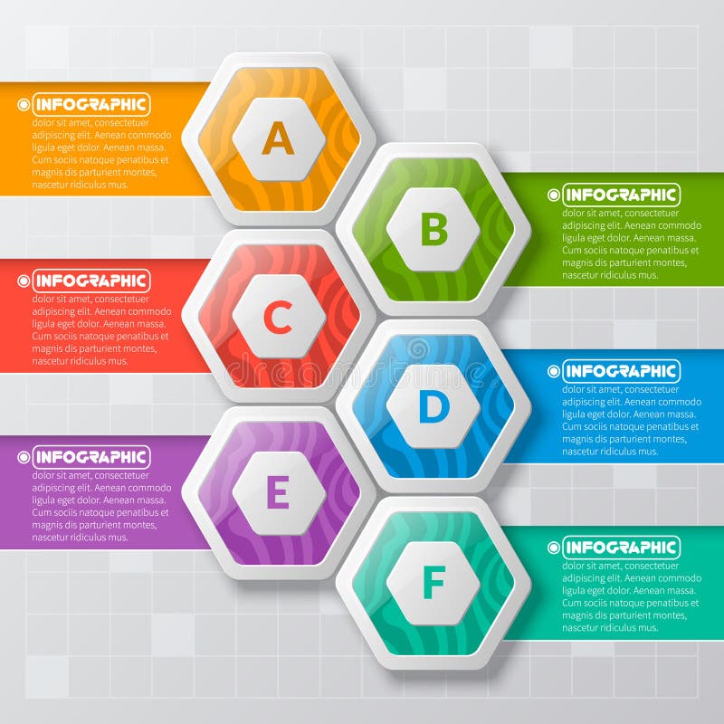 Abstract 3D Paper Infographics Stock Vector - Illustration of ...