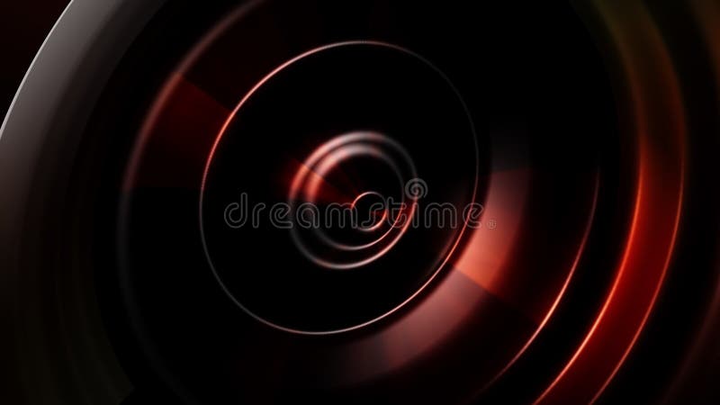 Black Red Color Circle with the Effect of Wave Ripple Displacement ...