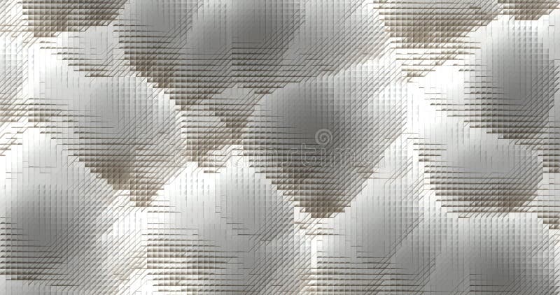 Abstract 3D Pattern of Extruded Metallic Blocks Forming Intricate ...