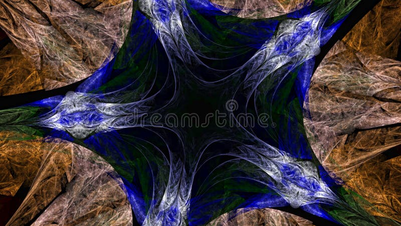 3d Pentagonal Fractal Graphic Stock Illustration - Illustration of ...