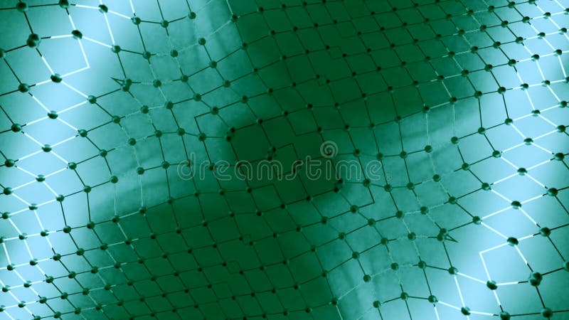 Abstract 3D Plexus Grid Waving Background, Future Innovation Digital ...