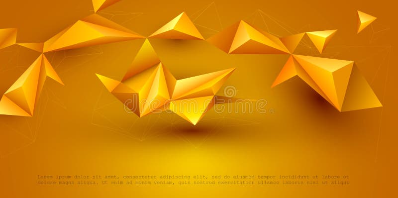 Vector Illustration Polygonal Technology Background for Banner, Template, Wallpaper, Web Design ...