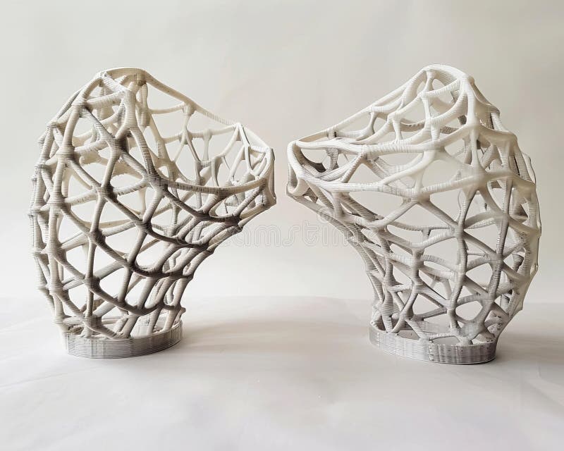 166 Abstract 3D Printed Wire Lattice Sculpture with Complex Geometry ...