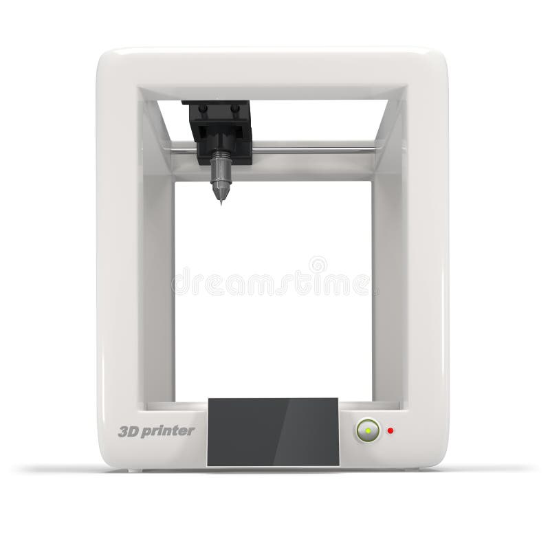 Abstract 3d printer stock illustration. Illustration of abstract ...