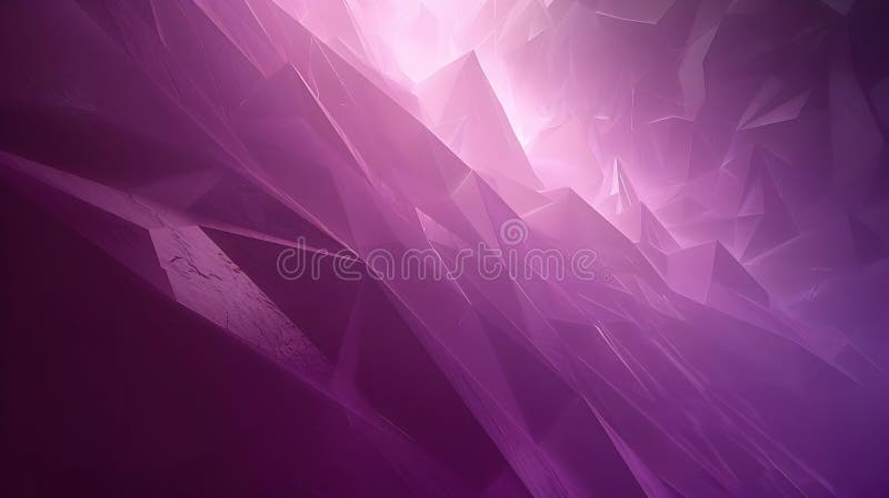 Abstract 3D Purple Crystal Background Stock Illustration - Illustration ...