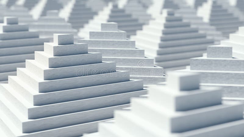 Abstract 3D Pyramids Background Design Stock Image - Image of design ...