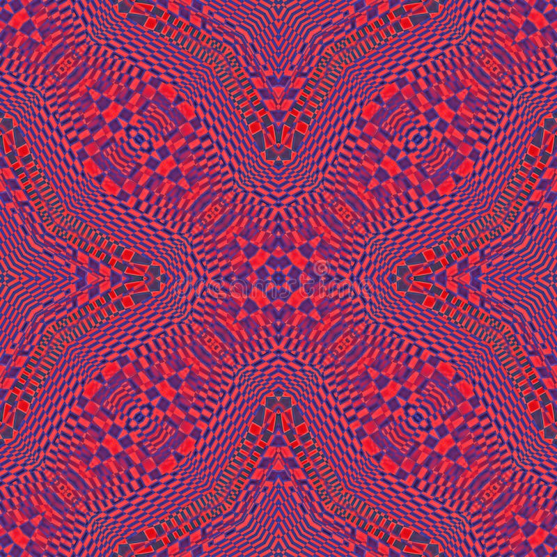 3d Red Purple Geometric Pattern Stock Illustration - Illustration of ...