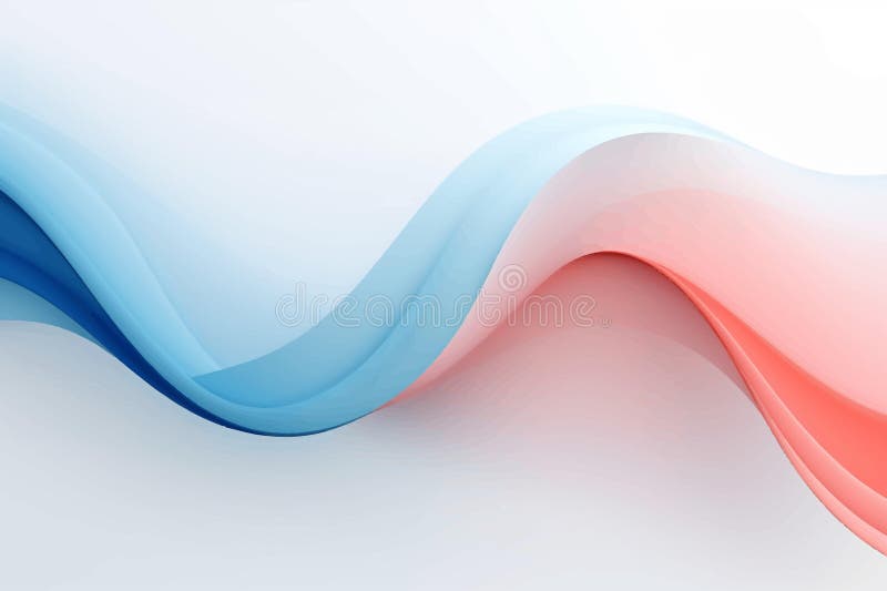 Abstract 3d Render Curves and Lines Pleasant Soft Col Isolated Vector ...
