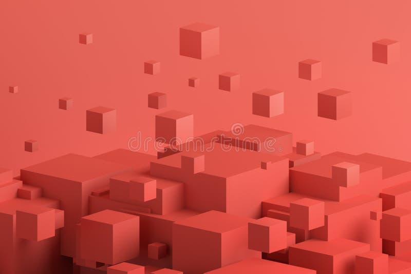 Abstract 3D Render stock illustration. Illustration of background ...