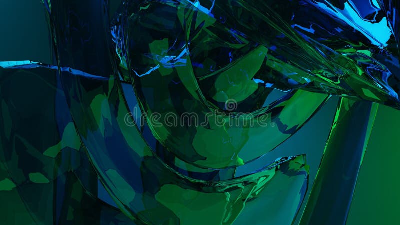 An Abstract Illustration of a 3d Render Blender Stock Photo - Image of ...