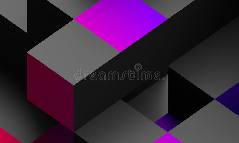 Abstract 3D Render of Modern Background Stock Illustration ...