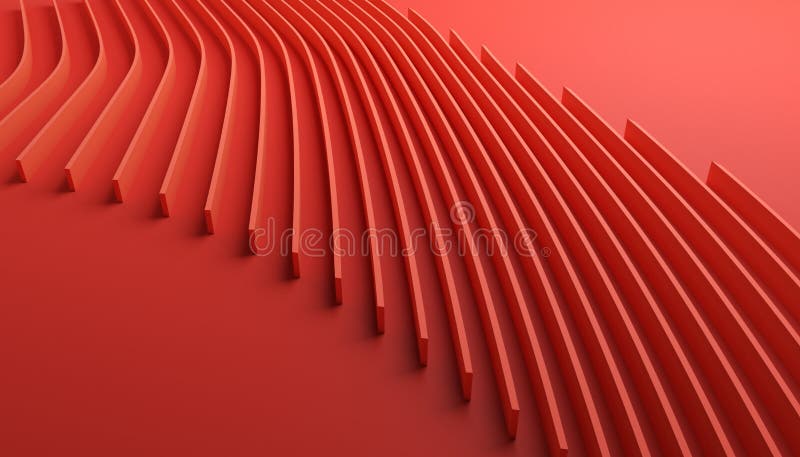 Abstract 3D Render stock illustration. Illustration of cylinder - 183852725
