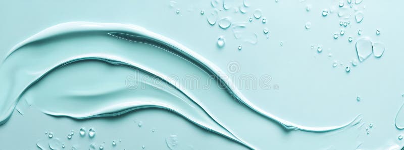 An Abstract 3D Rendering Background Featuring Liquid Face Serum with ...