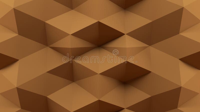Abstract 3D Rendering Brown Background Stock Illustration ...
