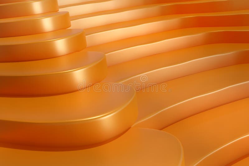 Abstract 3d Rendering Composition Stock Illustration - Illustration of ...
