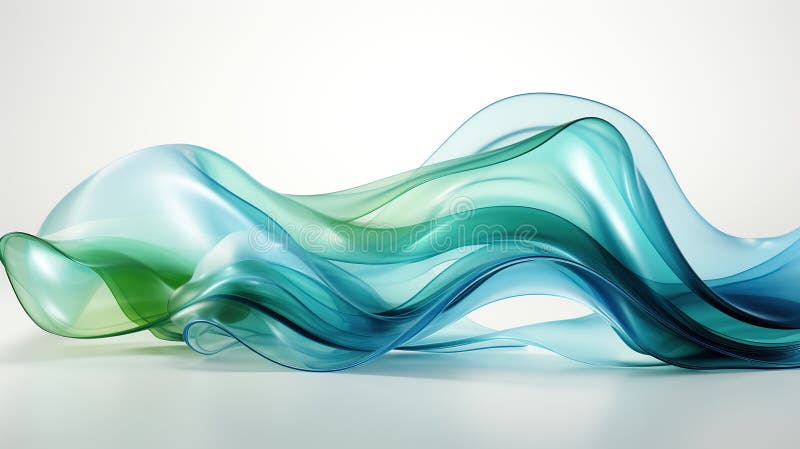 Translucent Wave on White Background Stock Vector - Illustration of ...