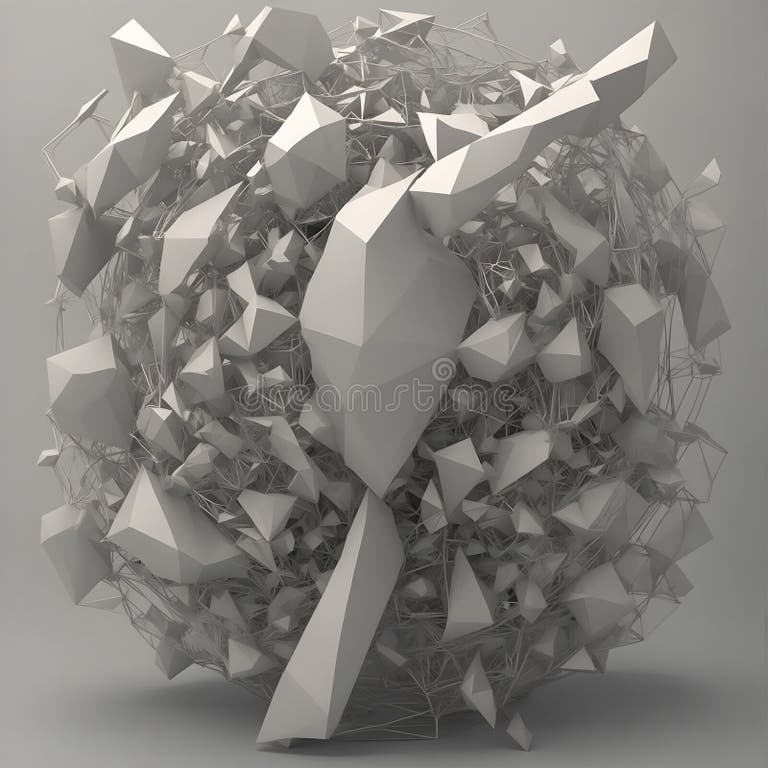 Interconnected Polyhedra Stock Illustrations – 86 Interconnected ...