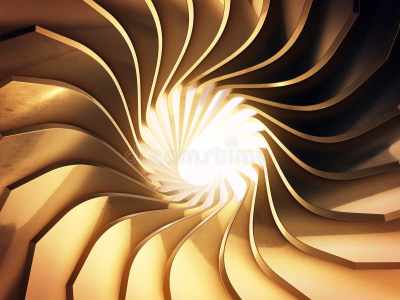 Abstract 3d Rendering of Gold Surface. Stock Illustration ...