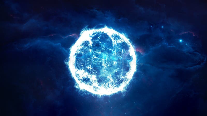Blue Supernova stock illustration. Illustration of supernova - 12835818