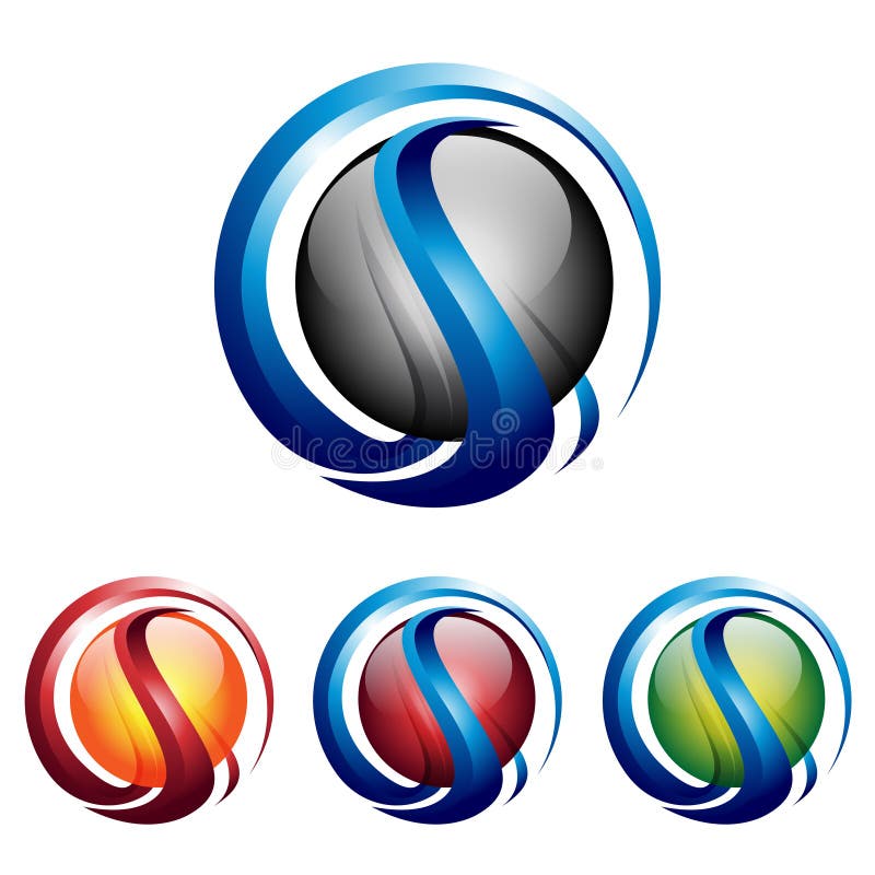 Abstract 3D S Sphere Internet Technology Logo Icon Stock Vector ...