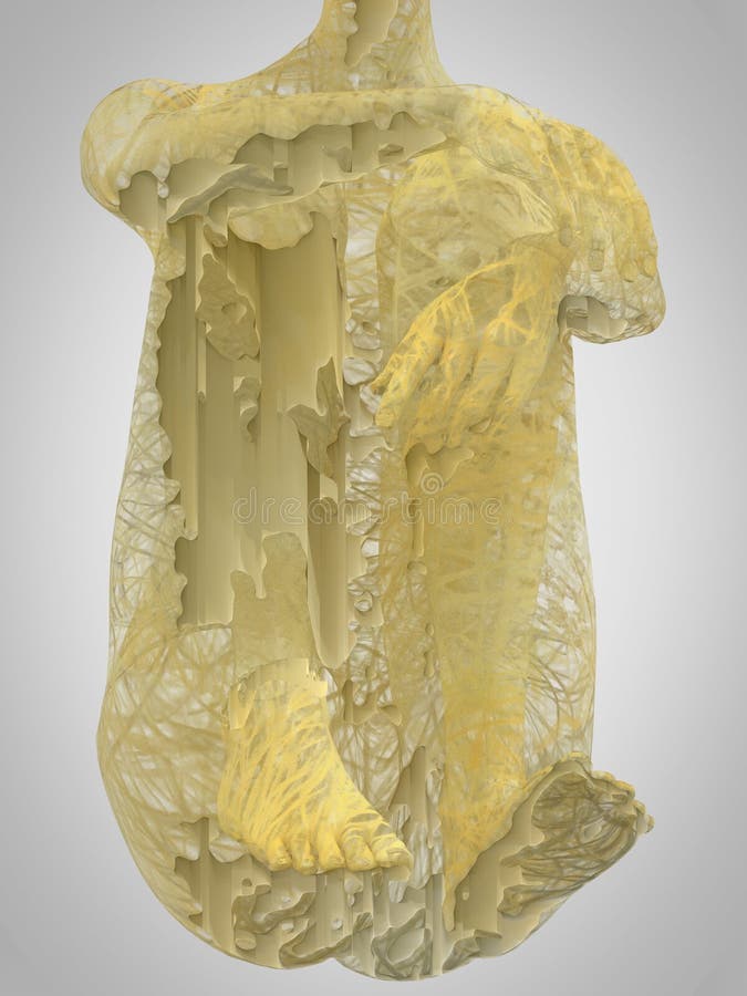 Abstract 3D Sculpture stock illustration. Illustration of themes ...