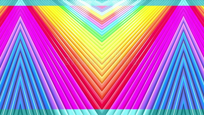 Abstract 3d Seamless Bright Rainbow Colors Background in 4k ...